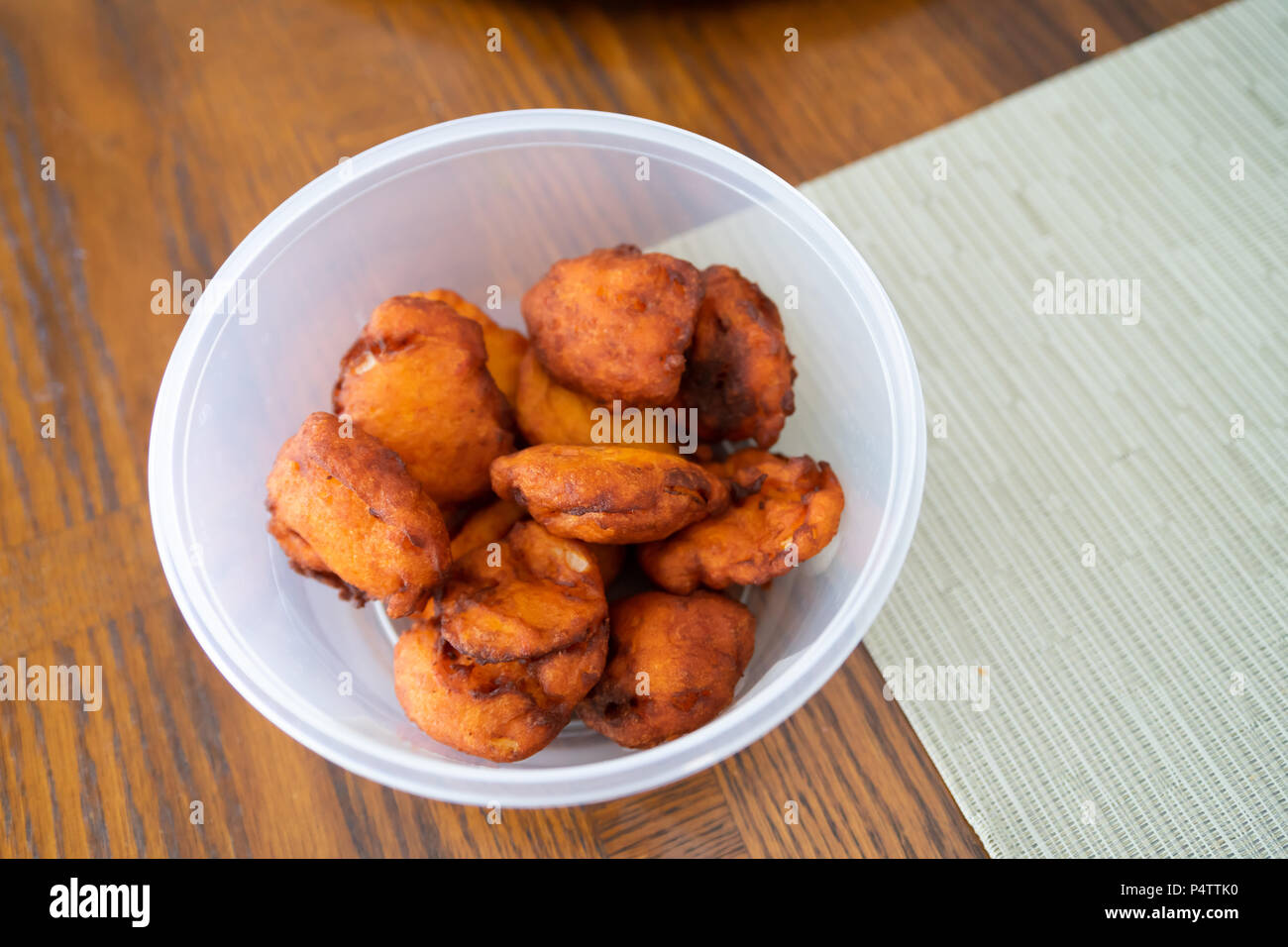Nigerian Deep Fried akara Ready to Eat Stock Photo - Alamy