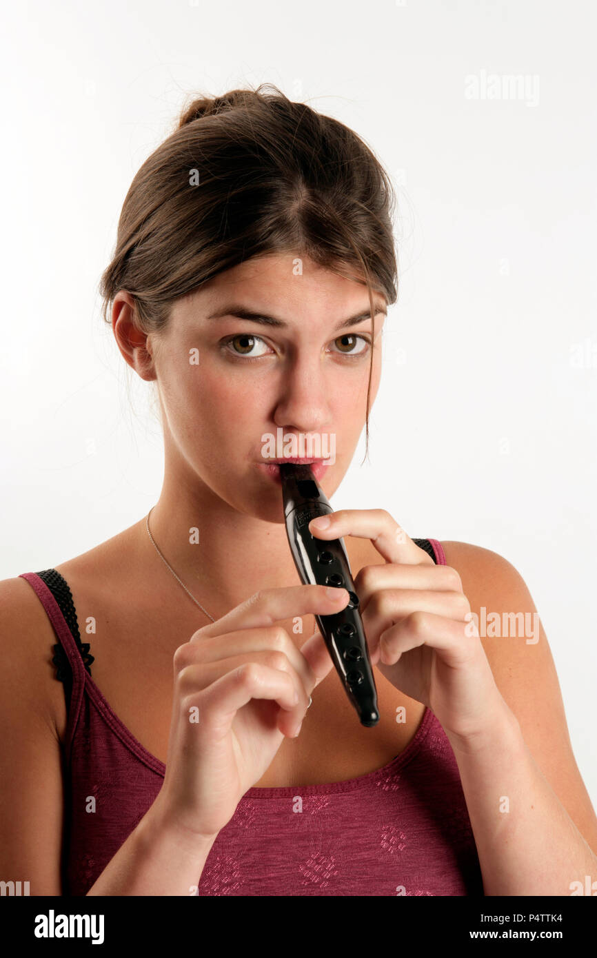 Tonette, being played by a young woman Stock Photo - Alamy