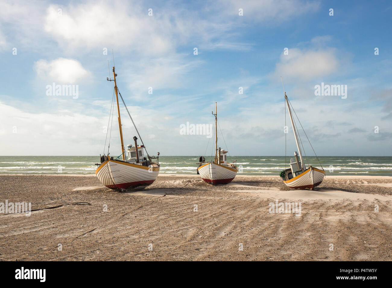 On the North Sea coast of Denmark Stock Photo - Alamy