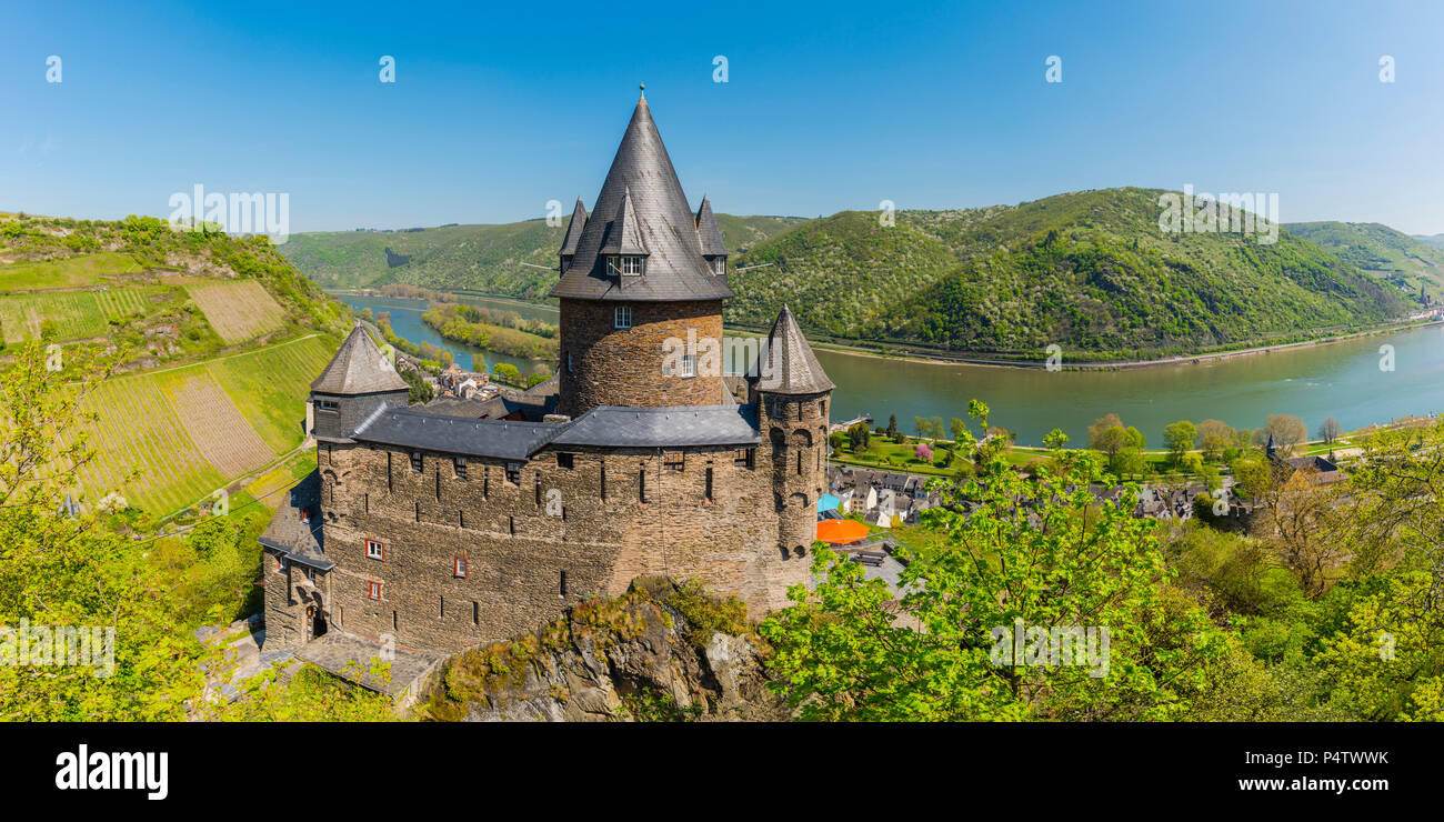 Unesco world heritage upper middle rhine valley hi-res stock ...