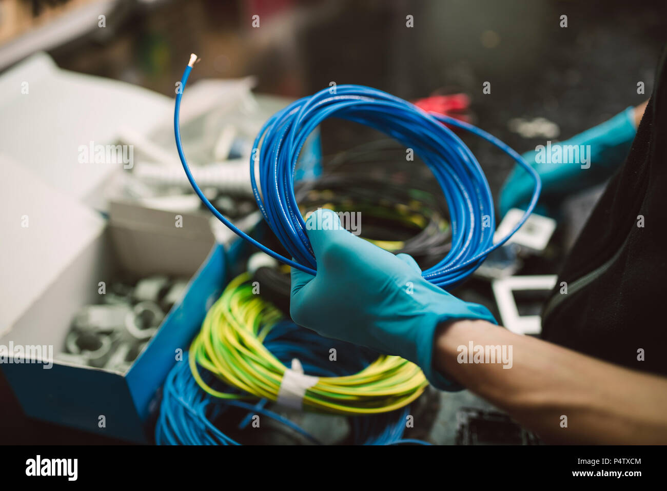 Cable roll hi-res stock photography and images - Alamy