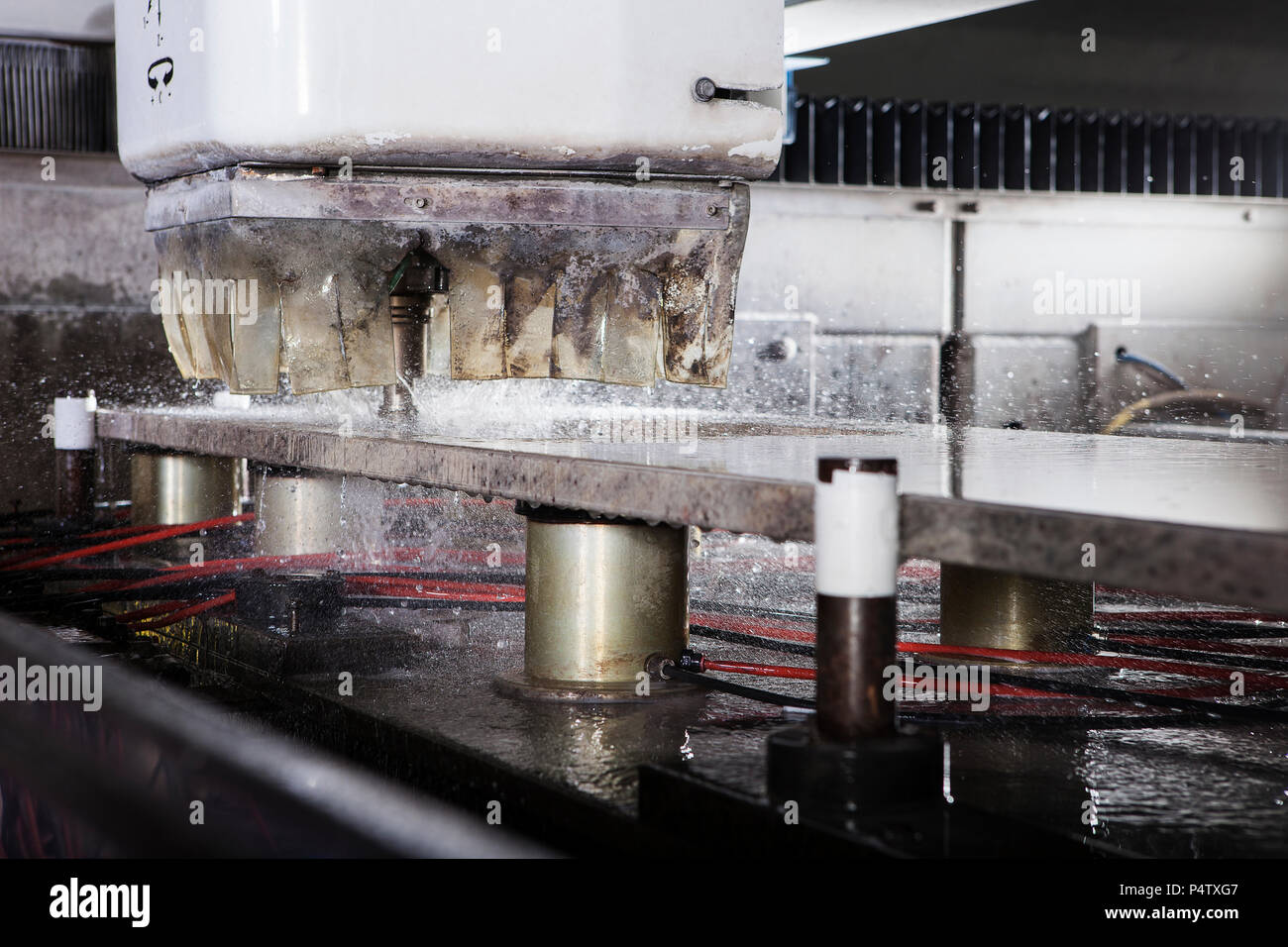 CNC machine working on slab Stock Photo - Alamy