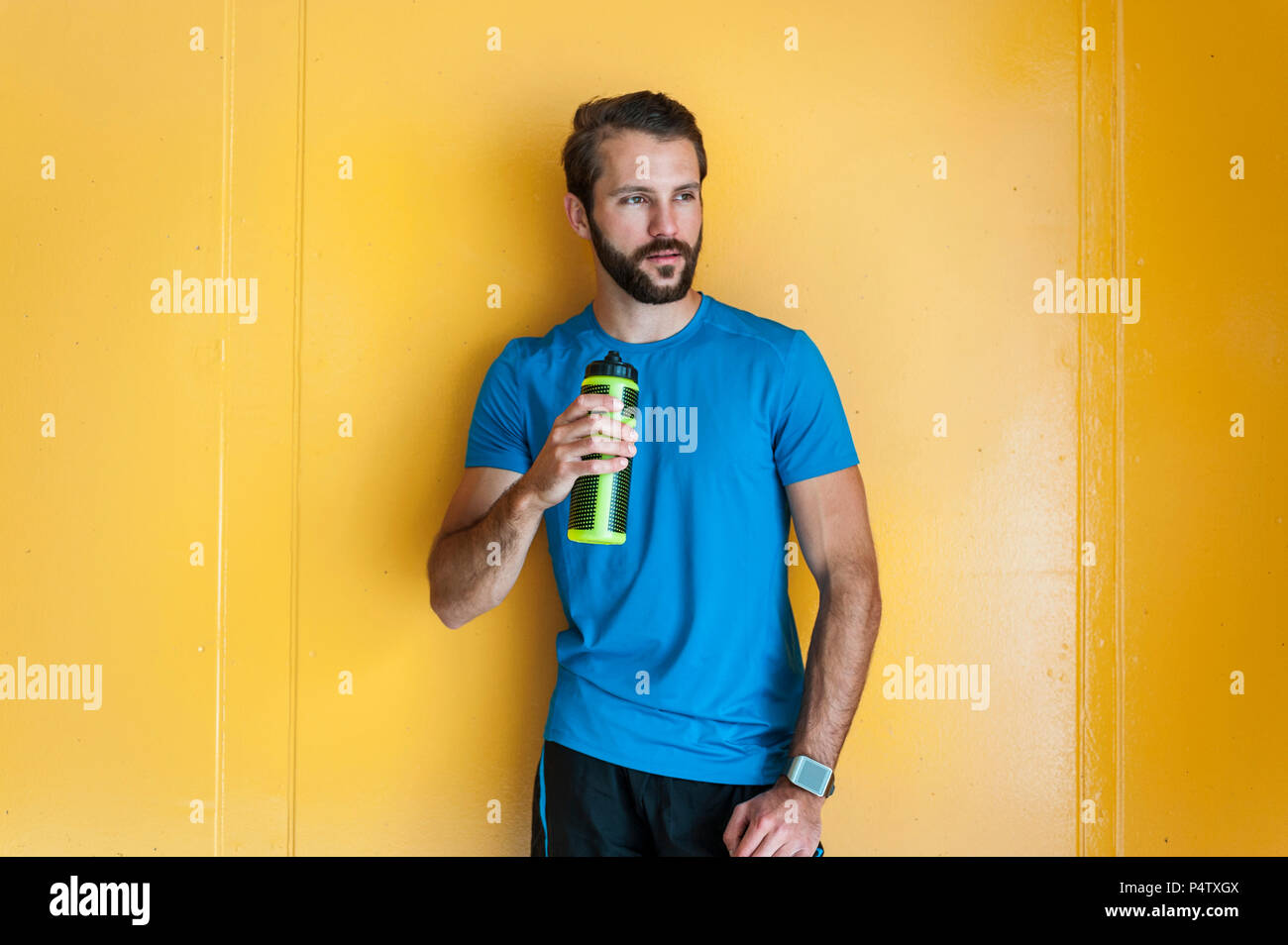 Man drinking from bottle hi-res stock photography and images - Alamy