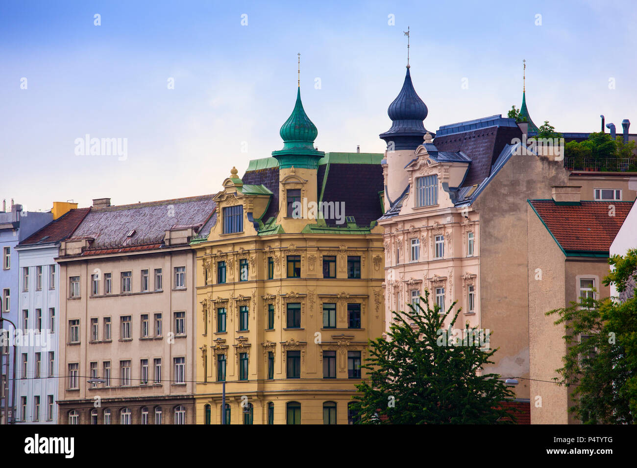 View of the typical dome in the Vienna building Stock Photo - Alamy