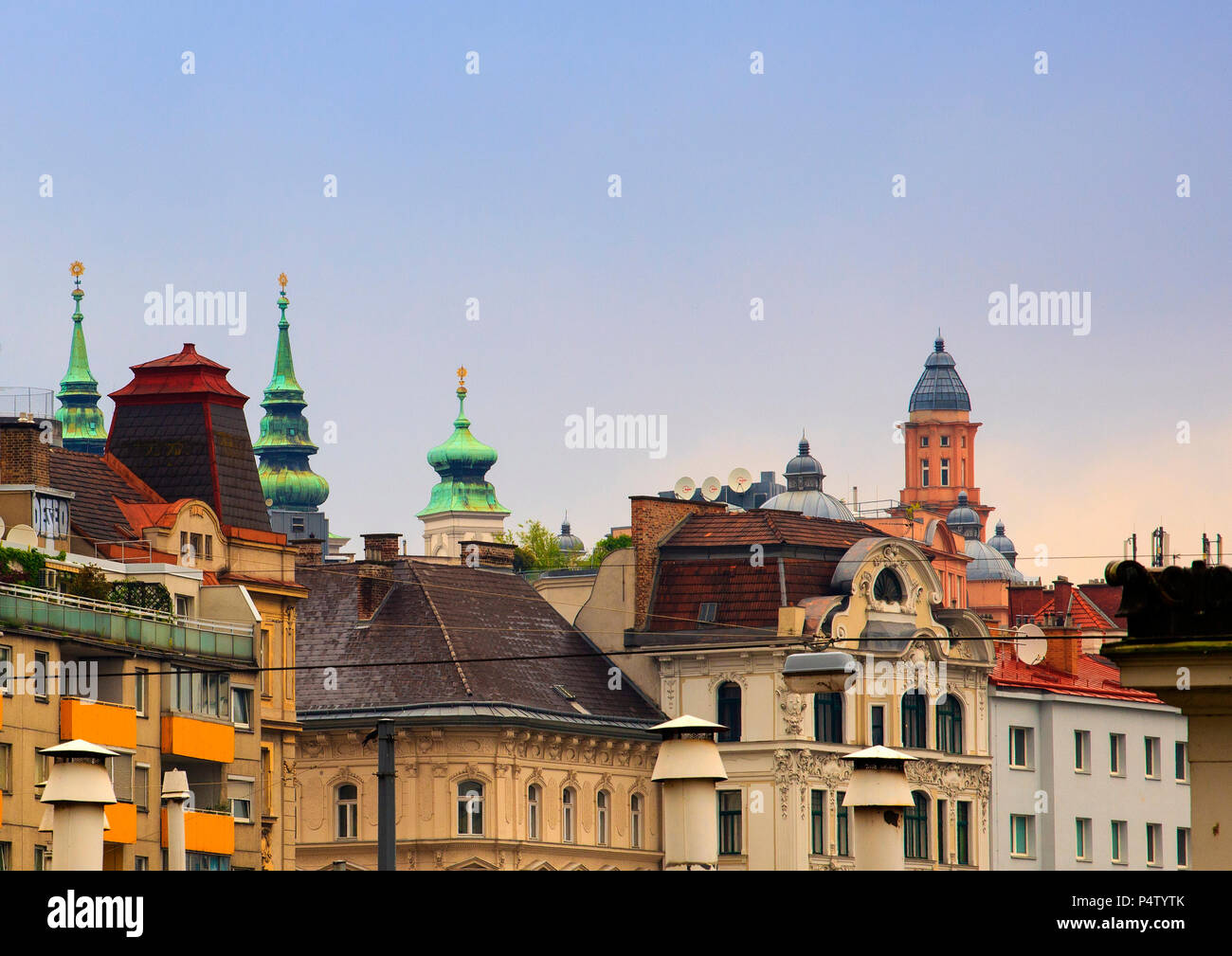 View of the typical dome in the Vienna building Stock Photo - Alamy