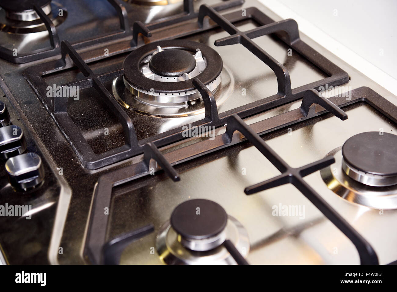 Modern Gas stove Stock Photo - Alamy