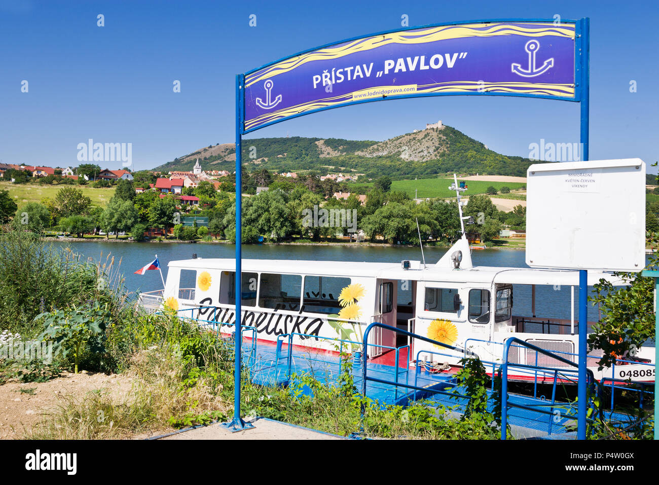 Přístaviště Pavlov, Vodní nádrž Nové Mlýny, CHKO Pálava, Jizni Morava ...