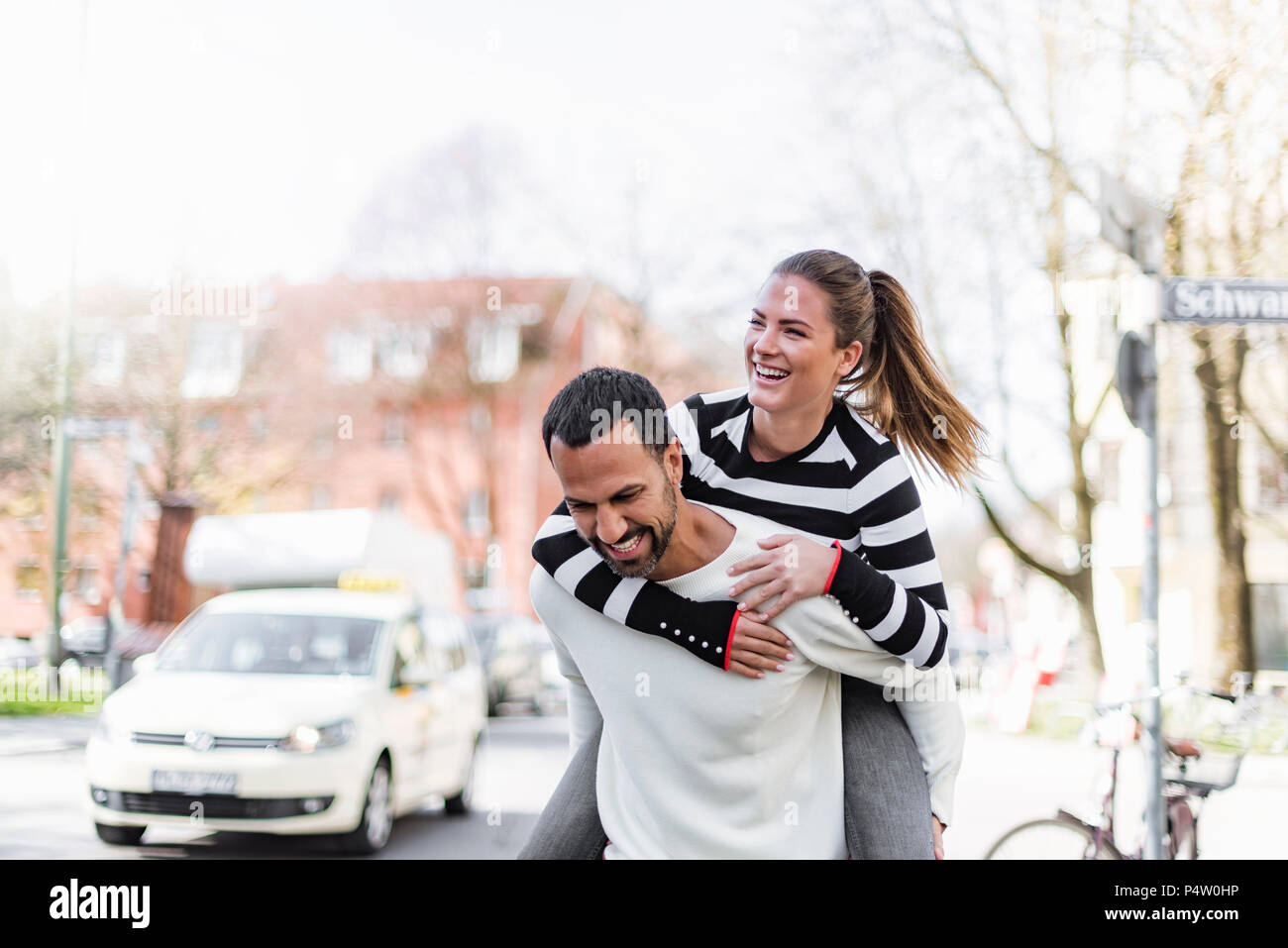 Couple having fun being together hi-res stock photography and images ...