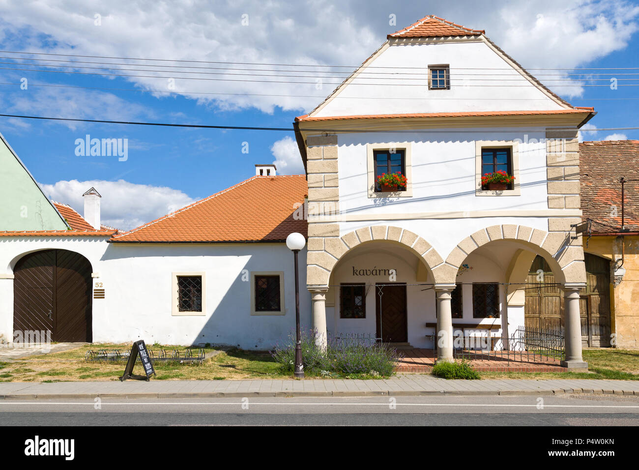 Habánský dům, obec Dolní Věstonice, CHKO Pálava, Jizni Morava, Ceska ...
