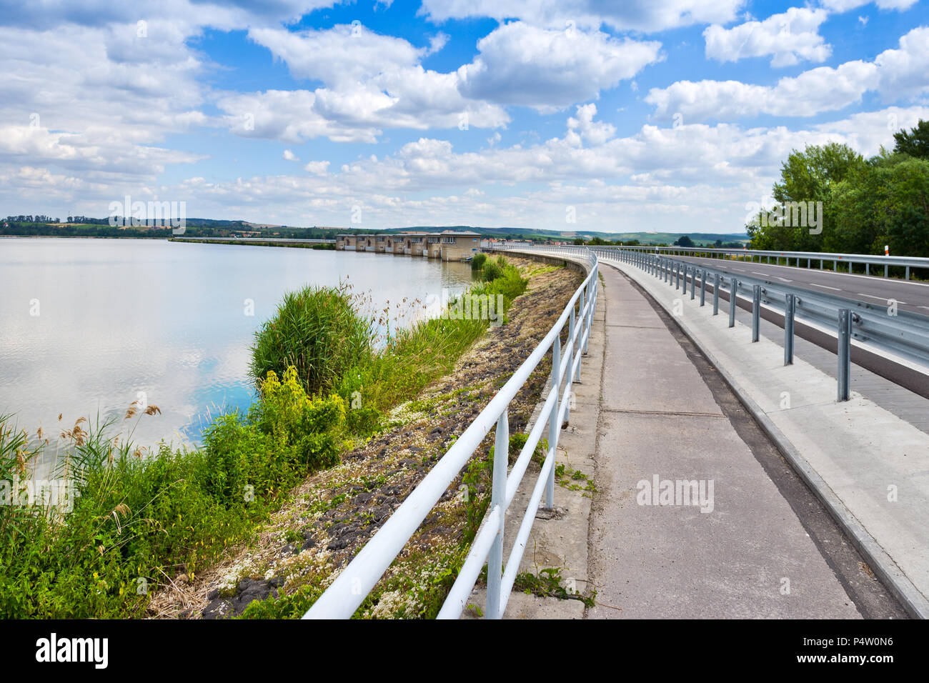 Vodní nádrž Nové Mlýny, CHKO Pálava, Jizni Morava, Ceska republika ...