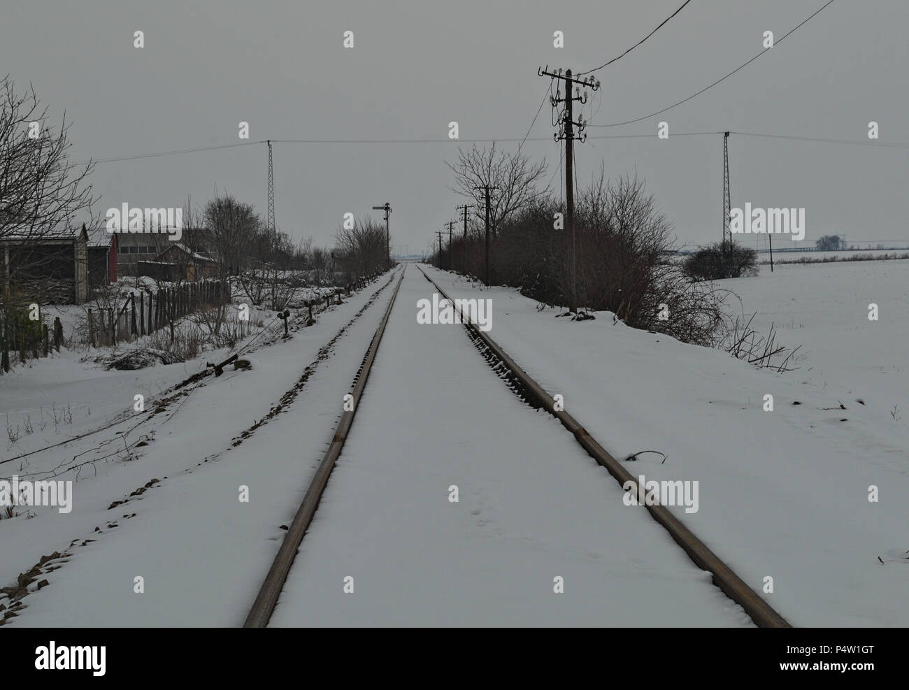 Frozen railway hi-res stock photography and images - Alamy