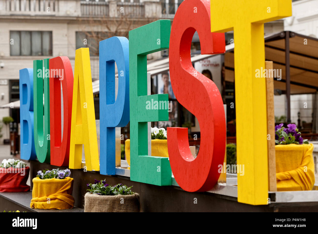 Budapest letters hi-res stock photography and images - Alamy
