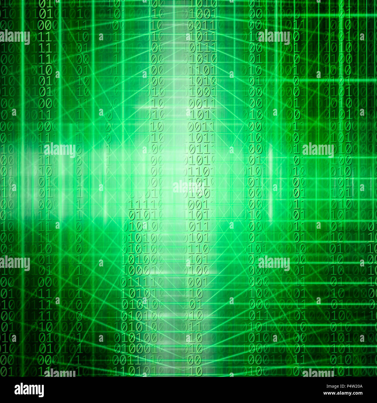 conceptual background image of binary code and abstract lights of ...