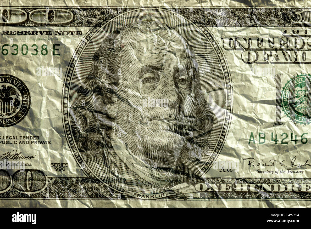 conceptual background image of us paper currency Stock Photo - Alamy