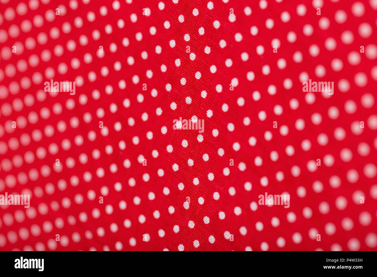 red cotton fabric with white polka dots Stock Photo - Alamy