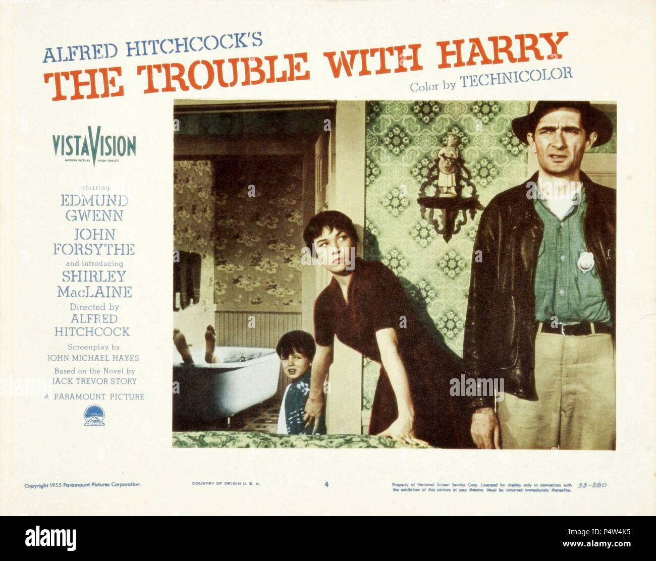 Original Film Title: THE TROUBLE WITH HARRY. English Title: THE TROUBLE ...