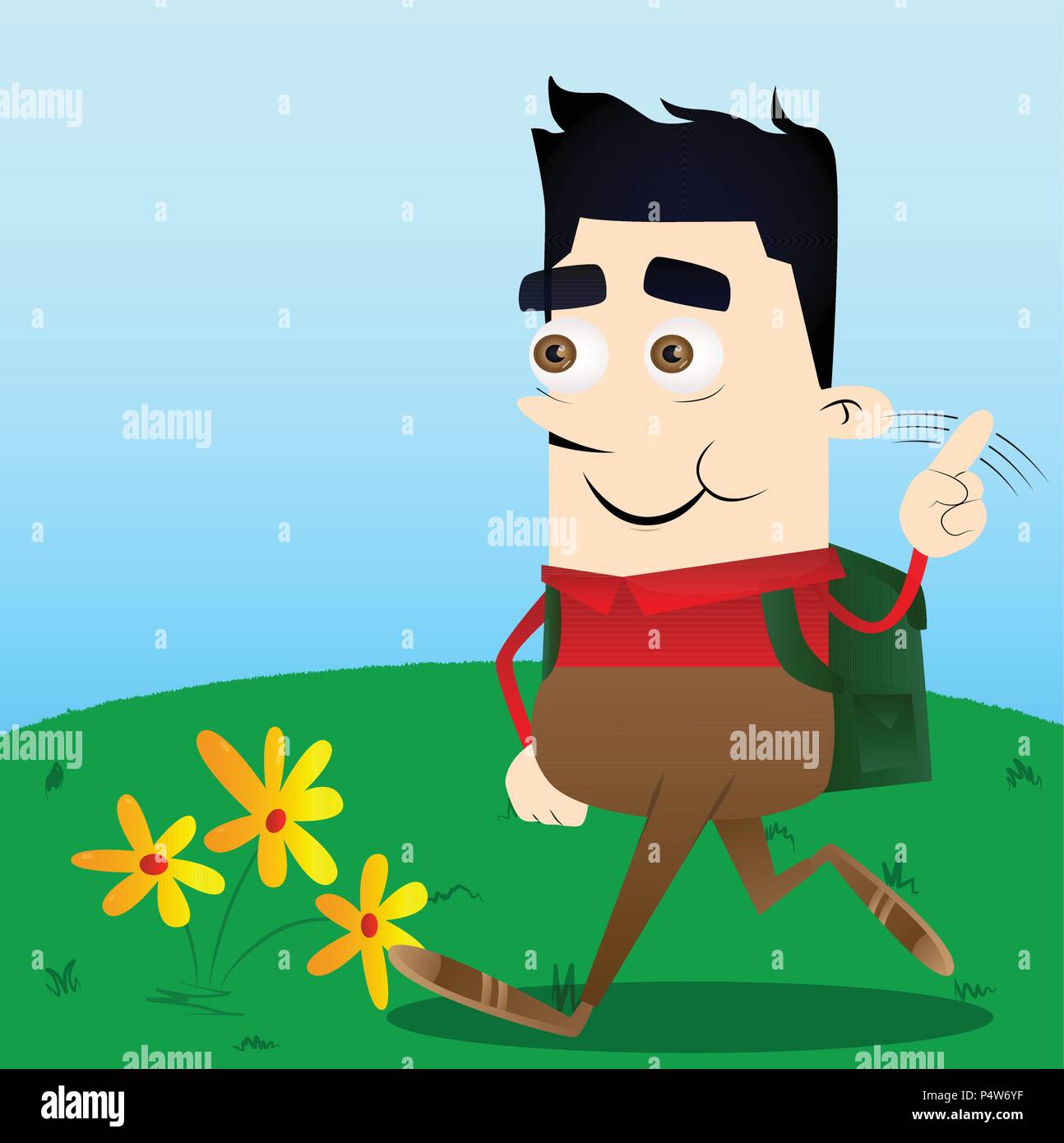 Shaking hand student Stock Vector Images - Alamy