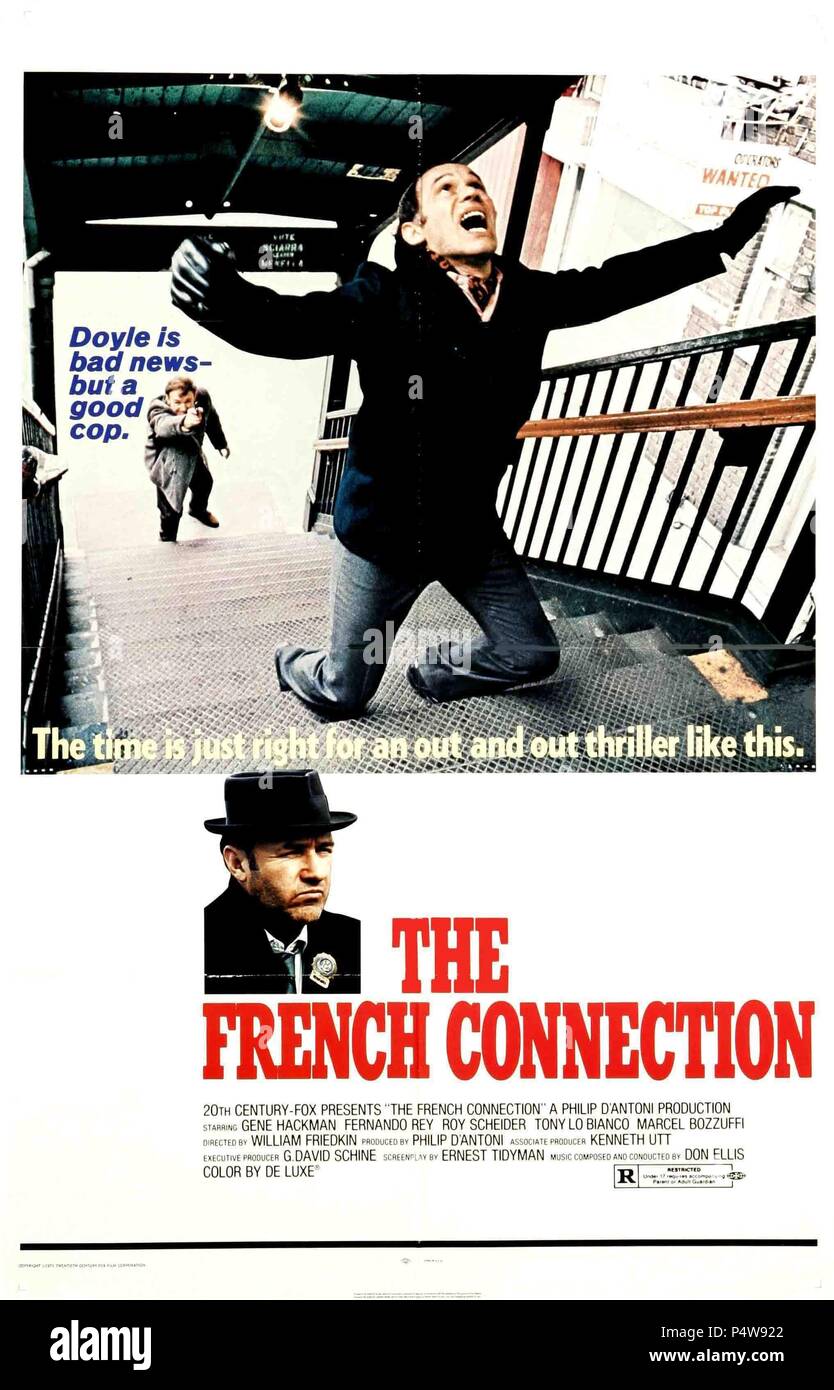 Original Film Title: THE FRENCH CONNECTION. English Title: THE FRENCH ...