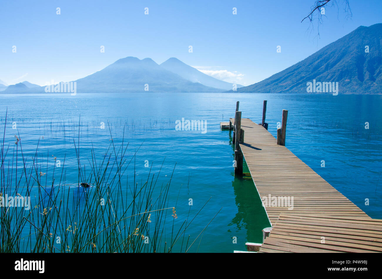 Lake Atitlan in the highlands of Guatemala - Mayan culture in beautiful ...