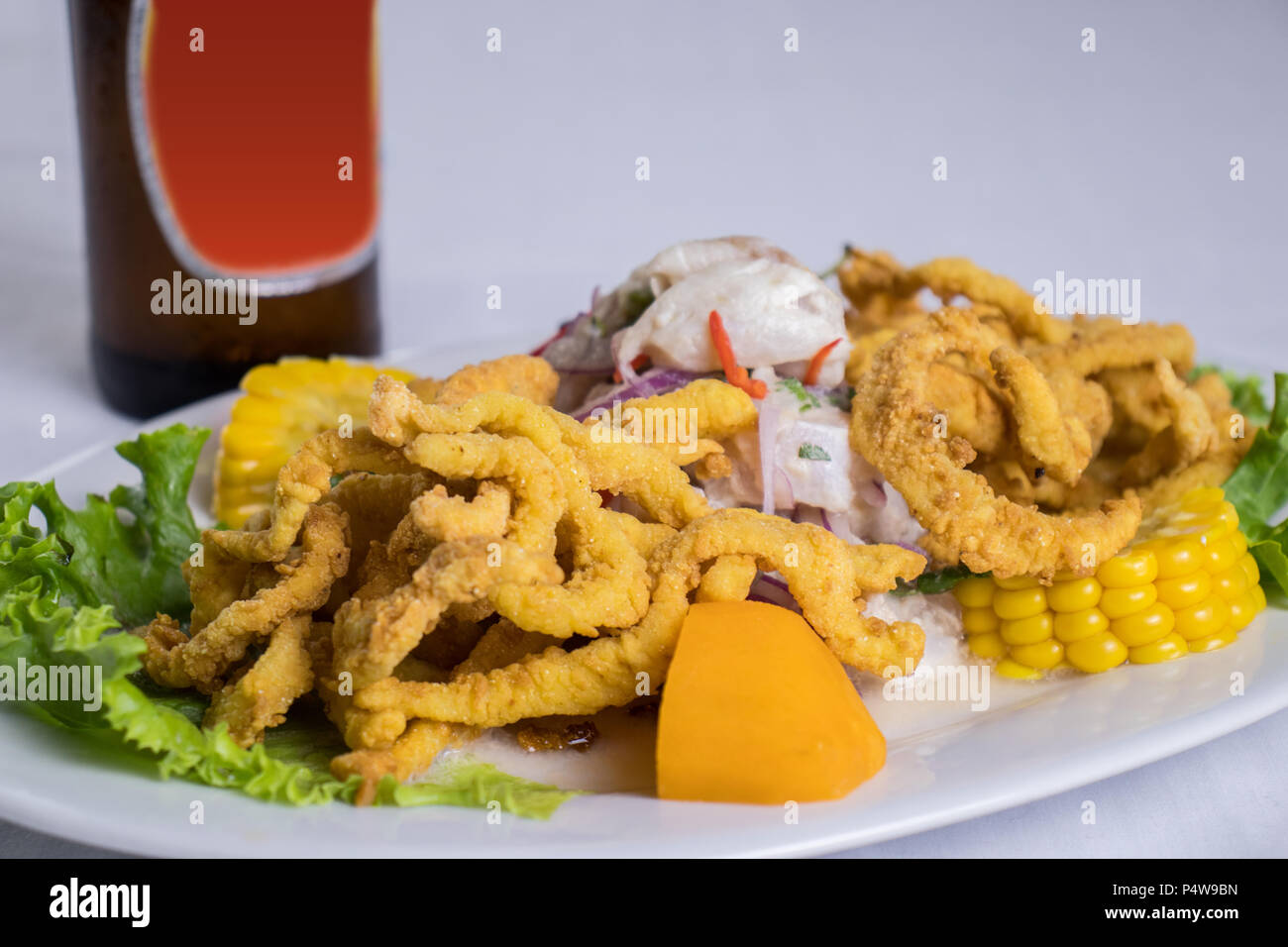 Peruvian food chicharron de hi-res stock photography and images - Alamy