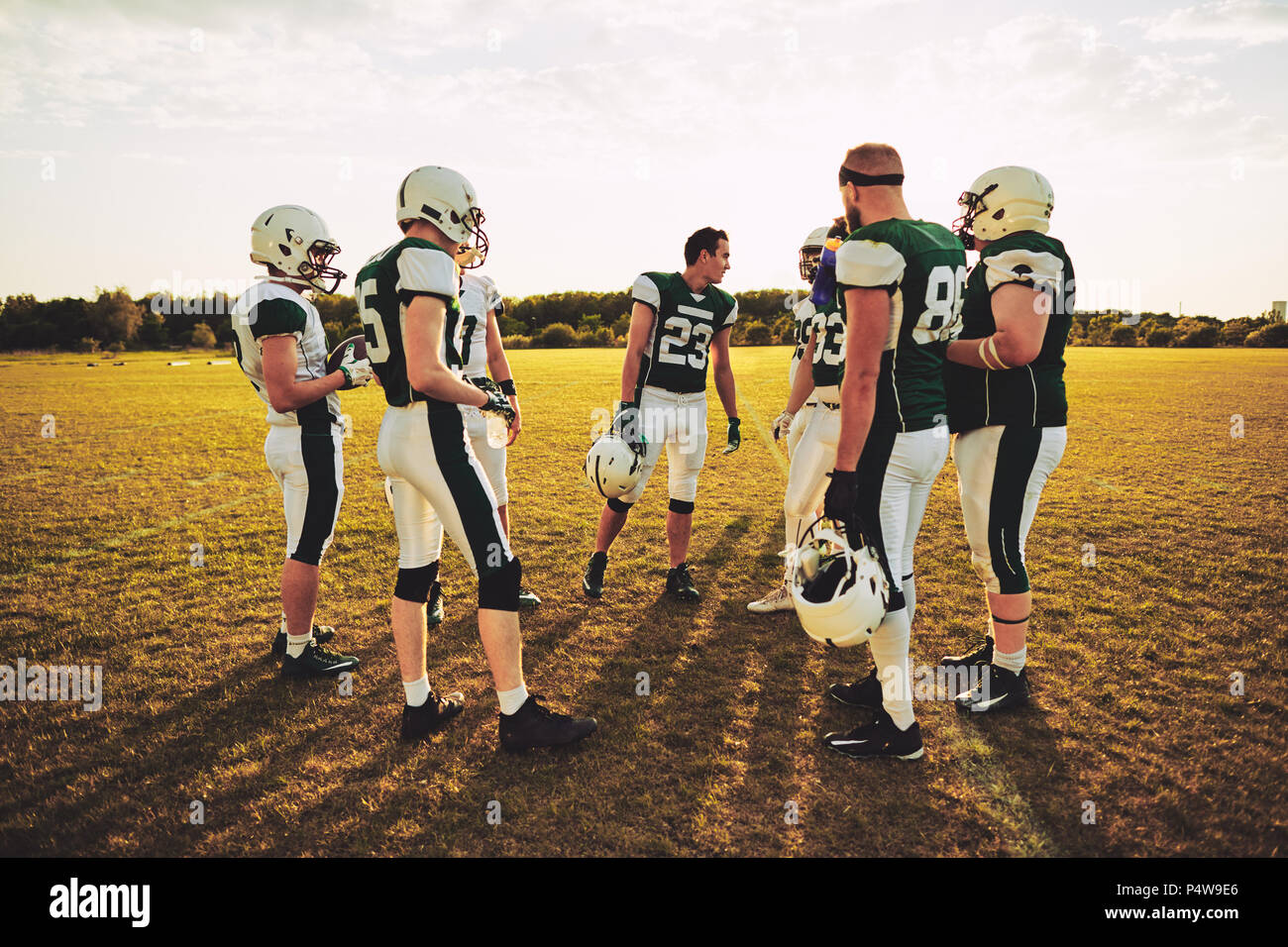 Group of people talking in field hi-res stock photography and images ...