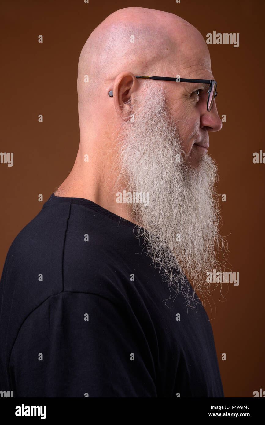 Side profile man beard hi-res stock photography and images - Alamy