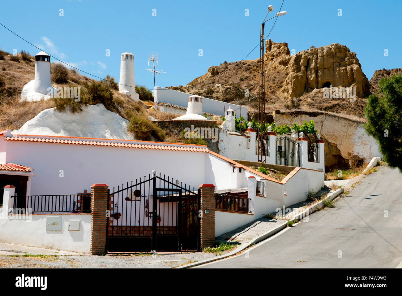 Cave Houses - Guadix - Spain Stock Photo - Alamy