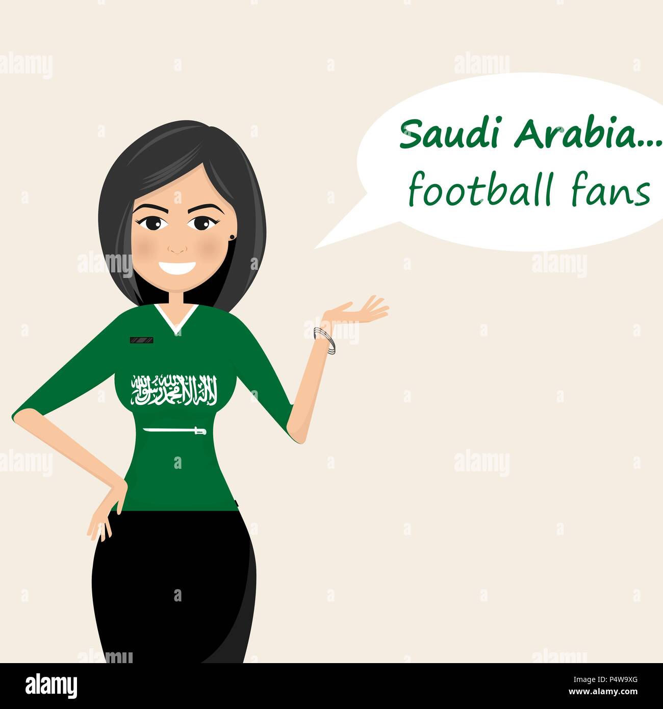 Saudi arabia football fans.Cheerful soccer fans, sports images.Young ...