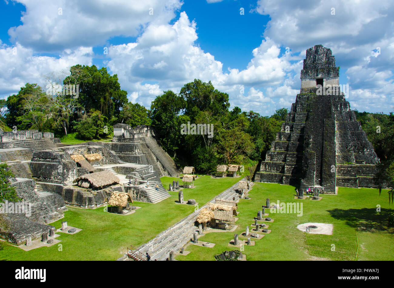 Tikal - Maya Ruins in the rainforest of Guatemala Stock Photo - Alamy