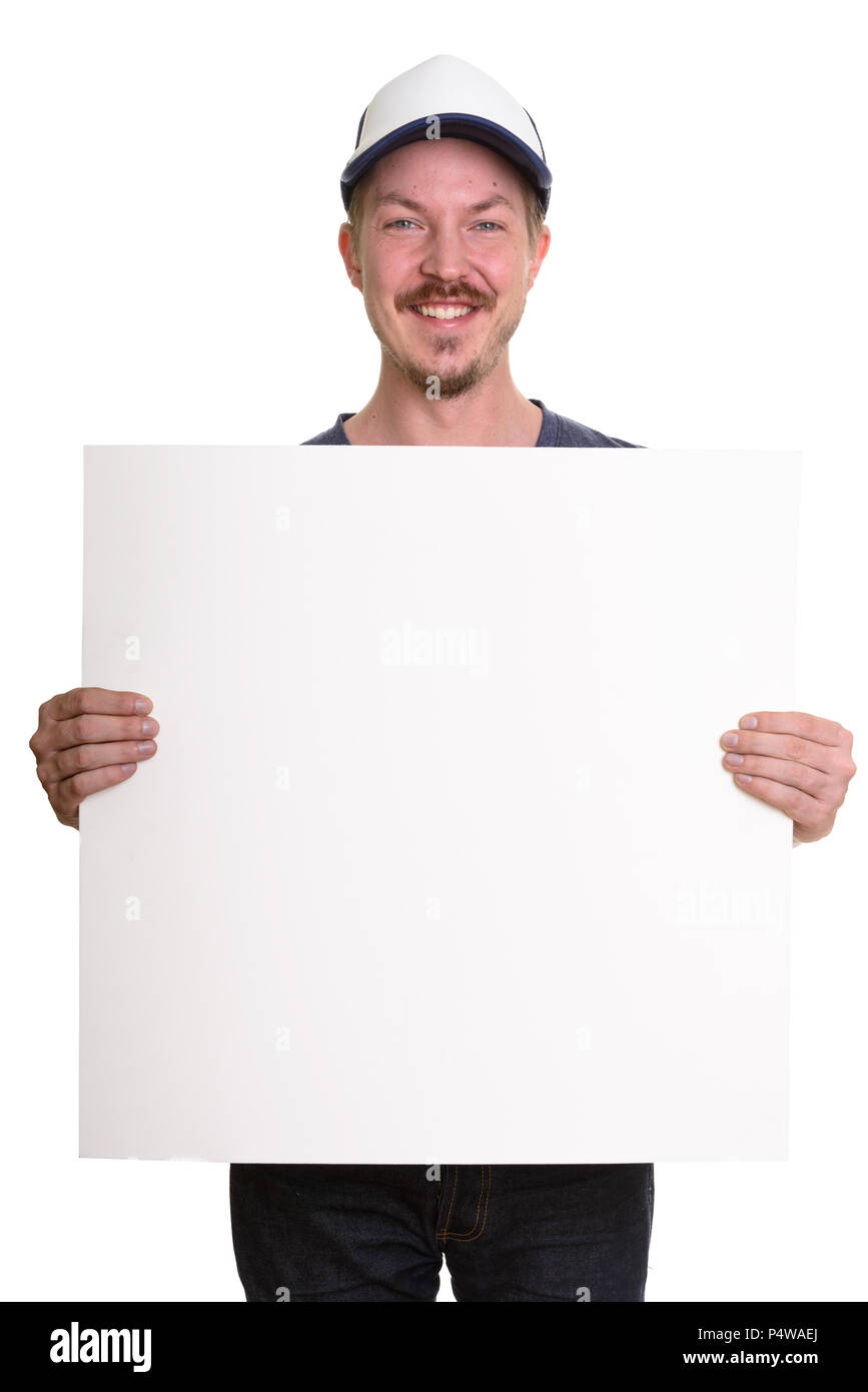 Portrait Of Man Isolated Against White Background Stock Photo - Alamy