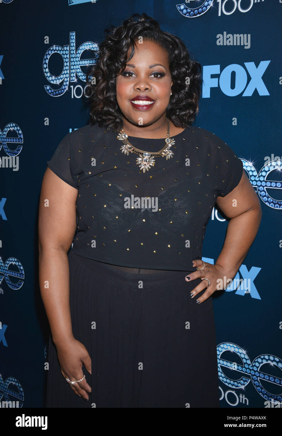 Amber Riley at the GLEE 100th Episode at the Chateau Marmont in Los ...