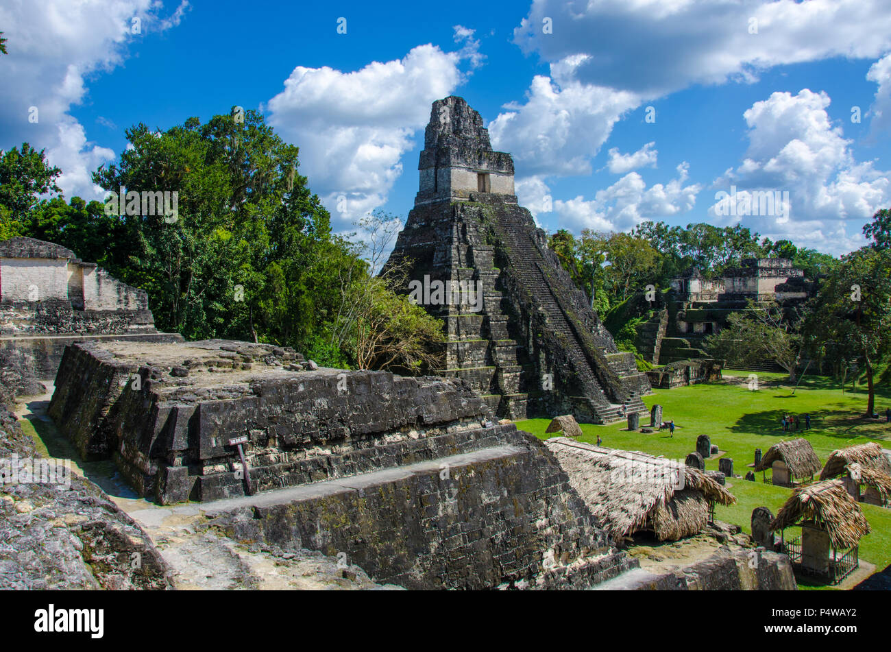 Tikal - Maya Ruins in the rainforest of Guatemala Stock Photo - Alamy