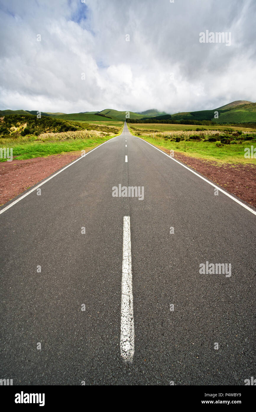 Dead Straight Road High Resolution Stock Photography and Images - Alamy
