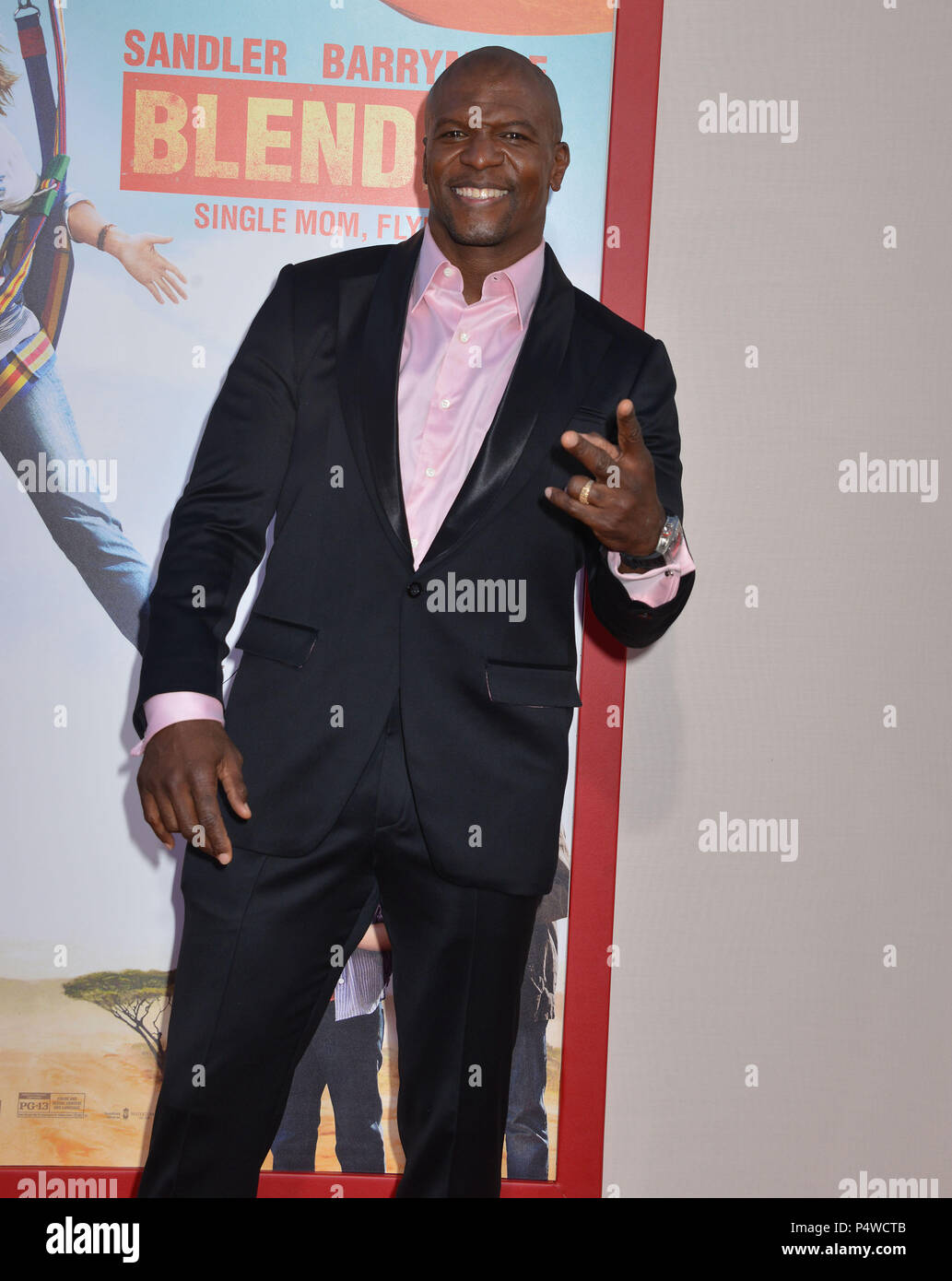 Terry Crews at the Blended Premiere at the Chinese Theatre in Los ...