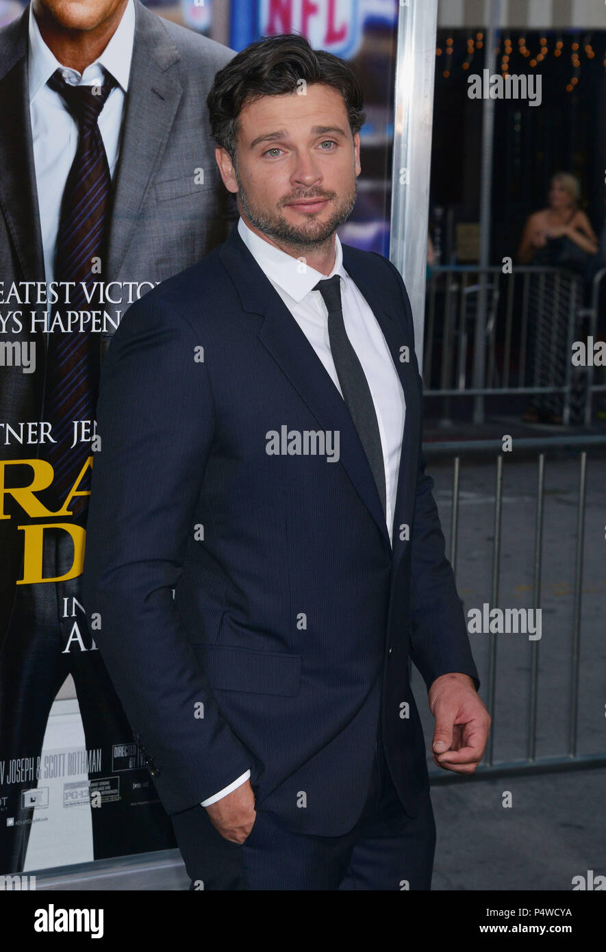 Tom Welling at the Draft Day Premiere at the Westwood Village Theatre ...