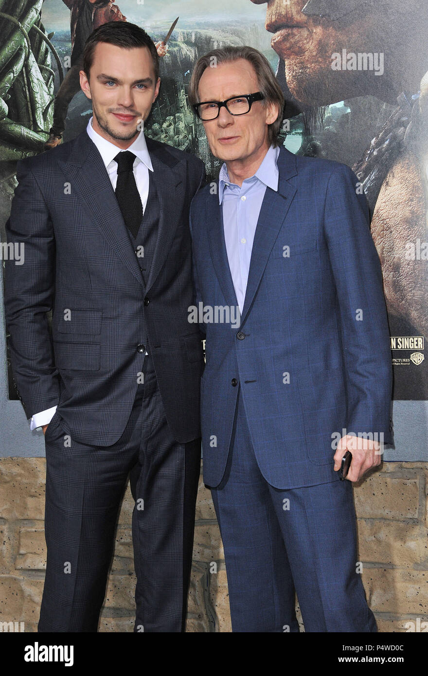 Nicholas Hoult, Bill Nighy arriving Jack The Giant Slayer Premiere at ...
