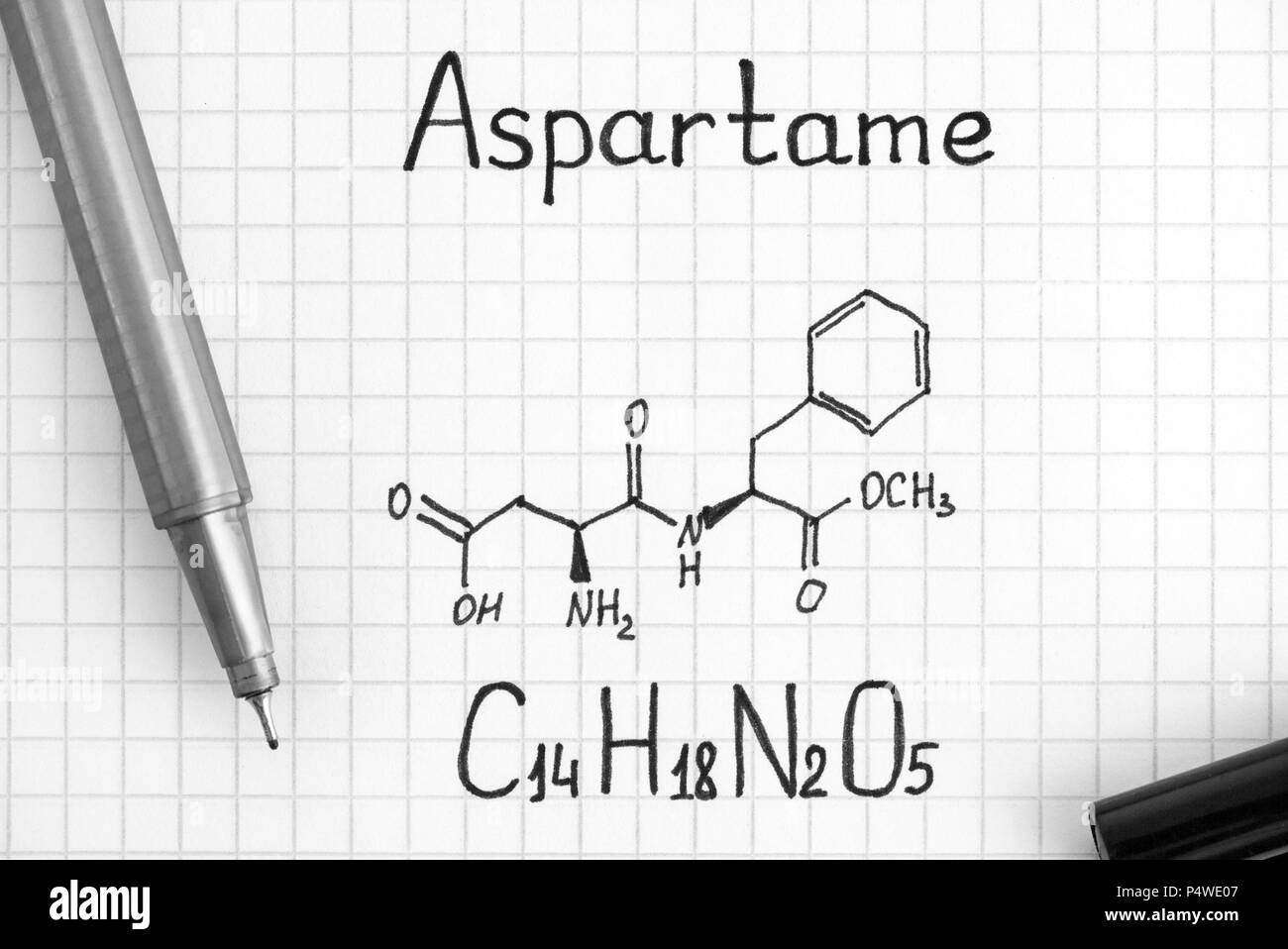 Aspartame Structure