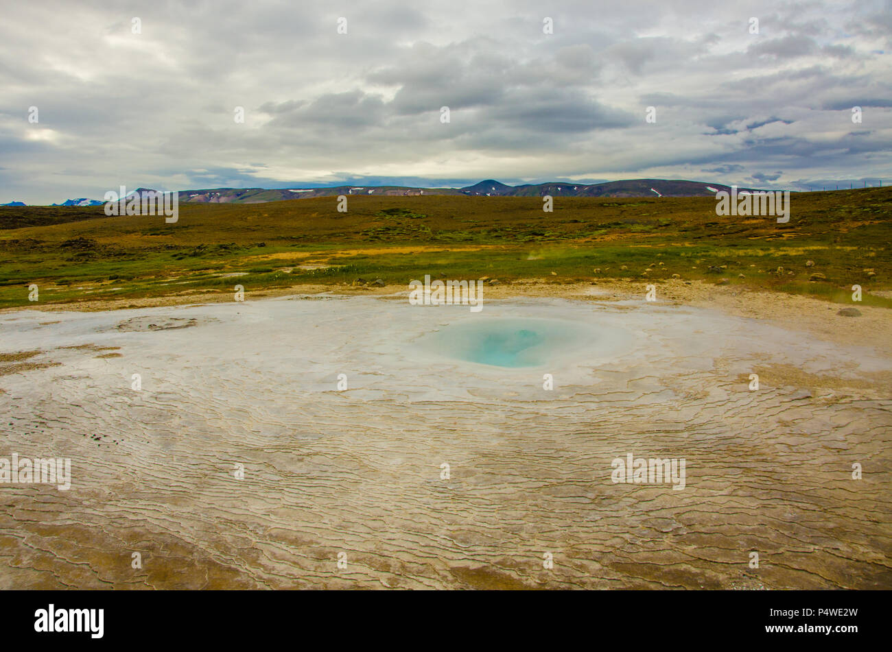 Hveravellir - geothermal hot spring - Iceland Stock Photo - Alamy