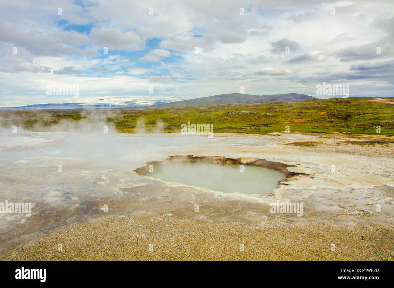 Hveravellir - geothermal hot spring - Iceland Stock Photo - Alamy