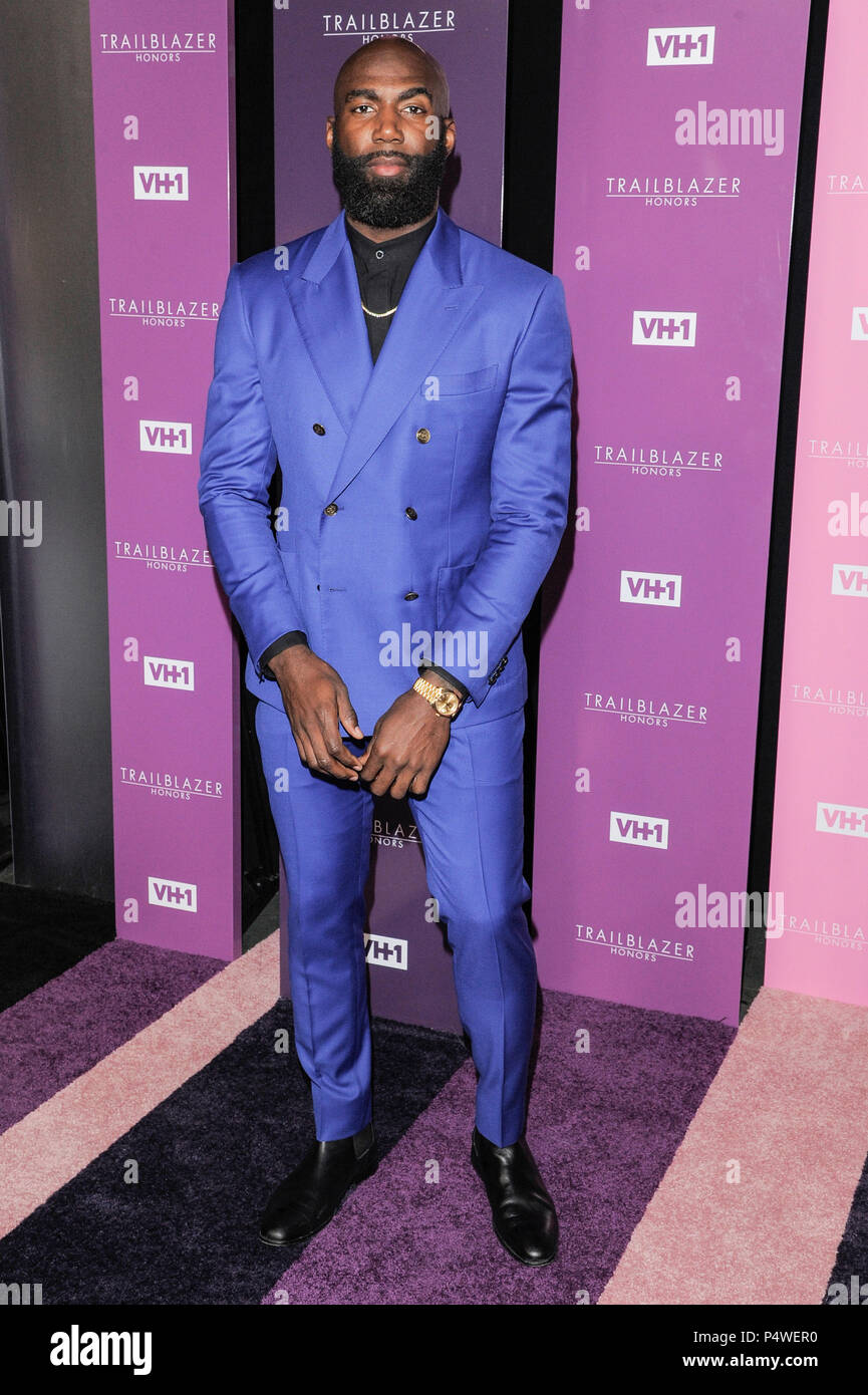 New York, NY - June 21, 2018: Malcolm Jenkins attends VH1 Trailblazer ...