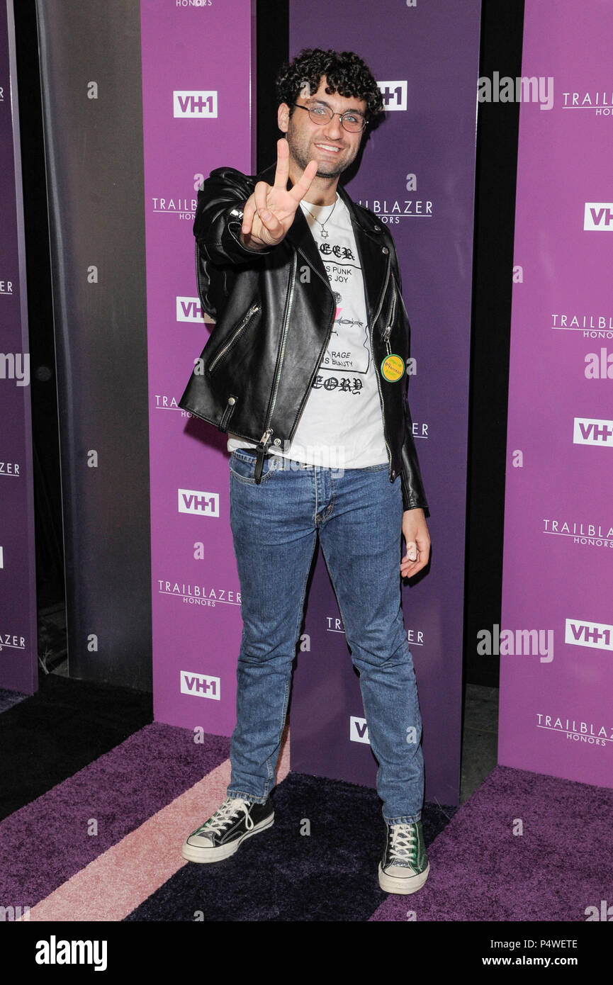 New York, NY - June 21, 2018: Adam Eli attends VH1 Trailblazer Honors ...