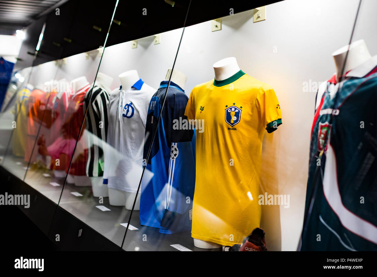 6 JUNE 2018, MILAN, ITALY: The museum is famous for players of football ...