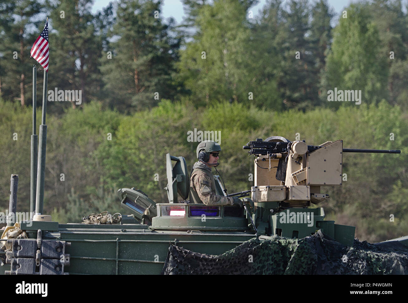 A tank platoon assigned to 1st Battalion, 66th Armor Regiment, 3rd ...