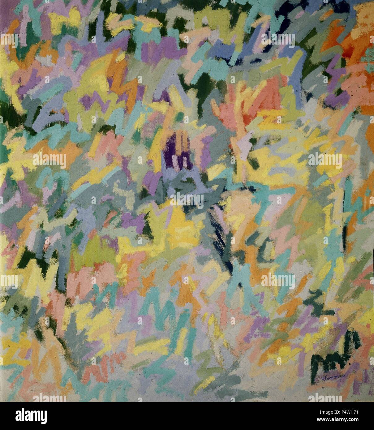 PINTURA - SIGLO XX - 110X115 CM. Author: Vicente Fuenmayor (20th cent ...