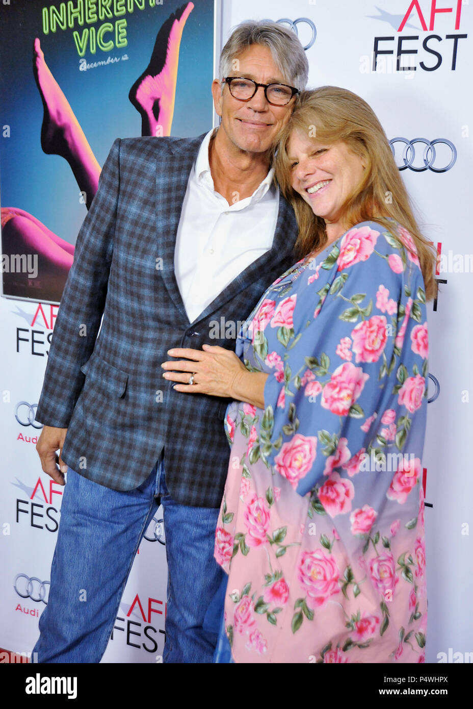 Eric Roberts and wife at the Inherent Vice Premiere at the Egyptian ...