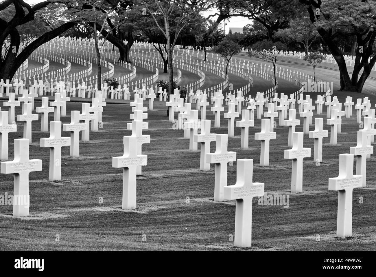 American Cemetery and Memorial, Manila, Philippines Stock Photo - Alamy