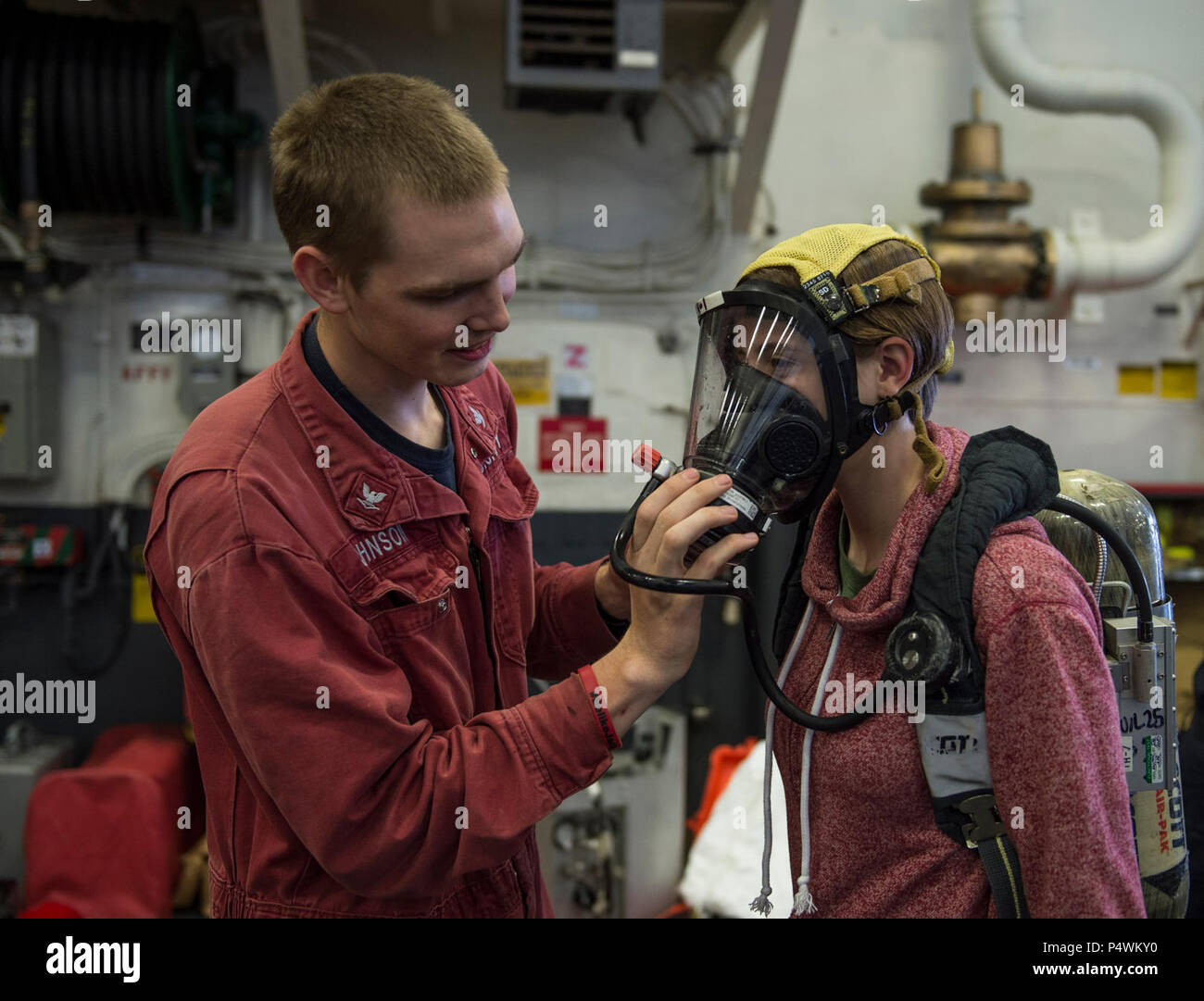 PACIFIC OCEAN (May 10, 2017) Damage Controlman 3rd Class Coleman ...