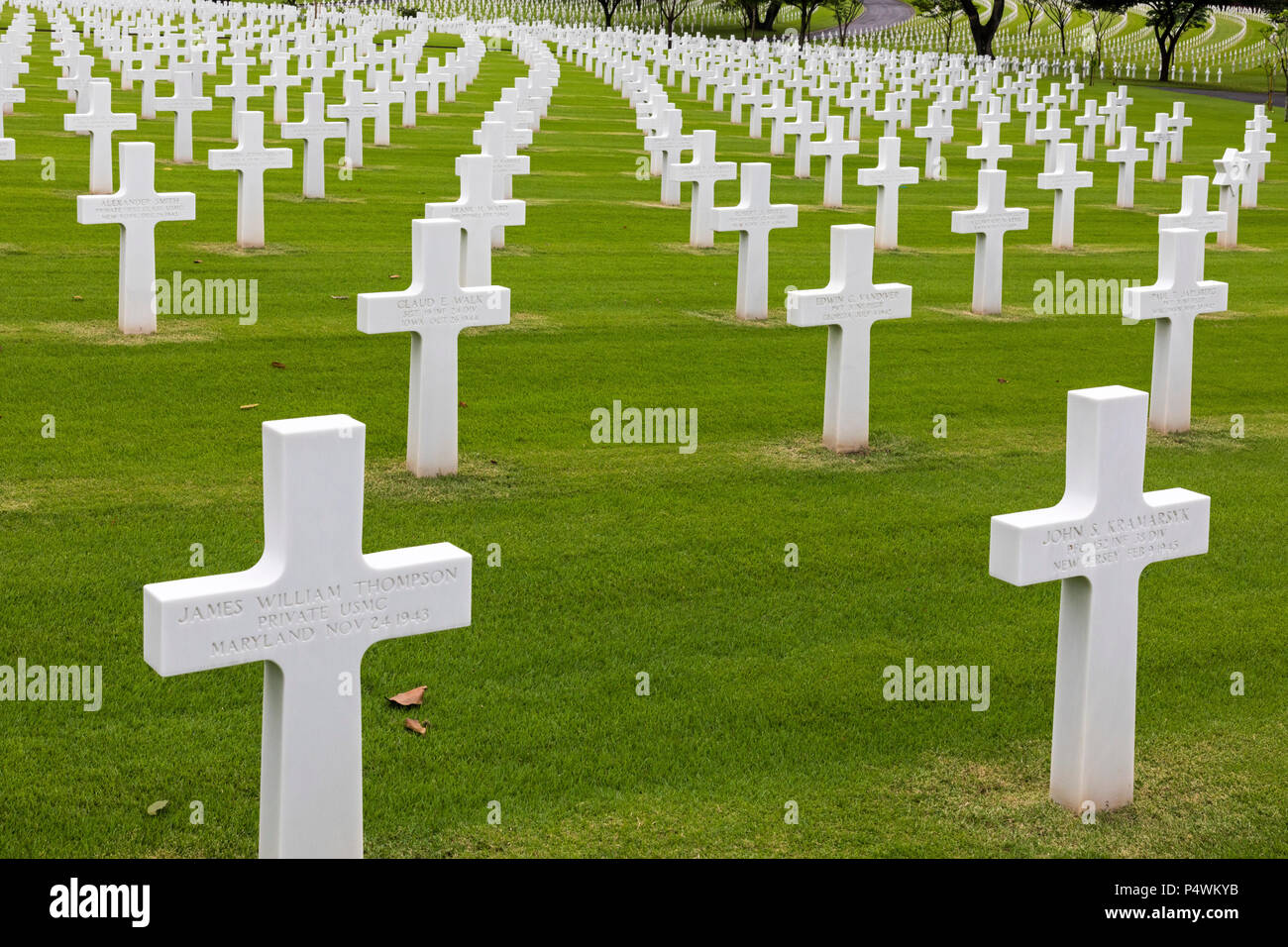 American Cemetery and Memorial, Manila, Philippines Stock Photo - Alamy