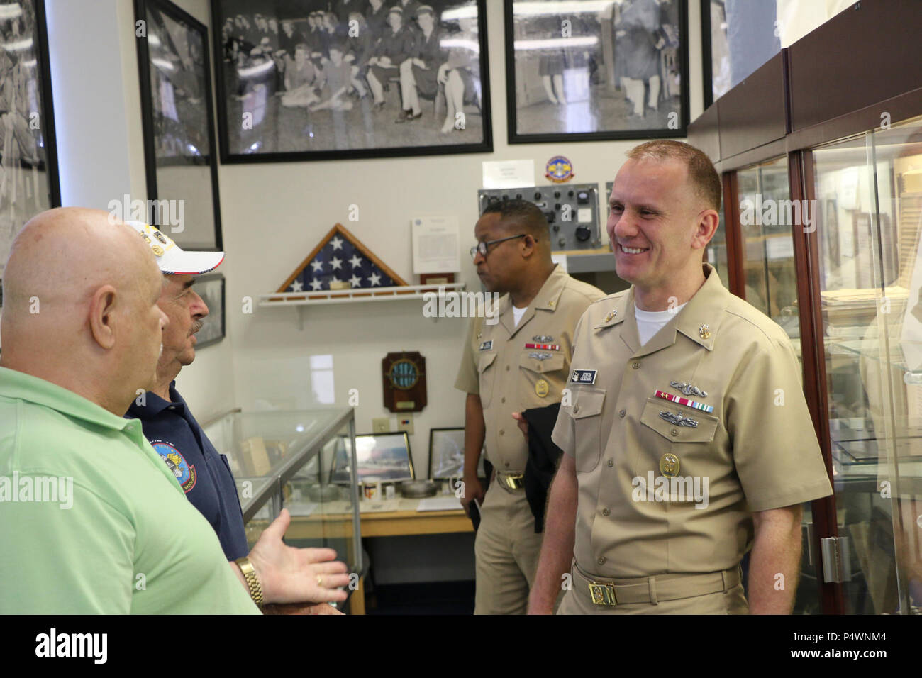 Us navy cryptologic warfare officer hi-res stock photography and images ...