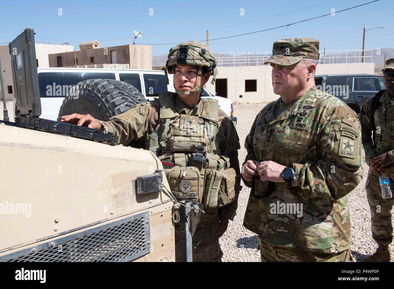 U.S. Army Chief of Staff Gen. Mark A. Milley observes operations of ...